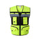 High Visibility Utility Safety Vest Mesh Breathable Work Gilet Hi Vis