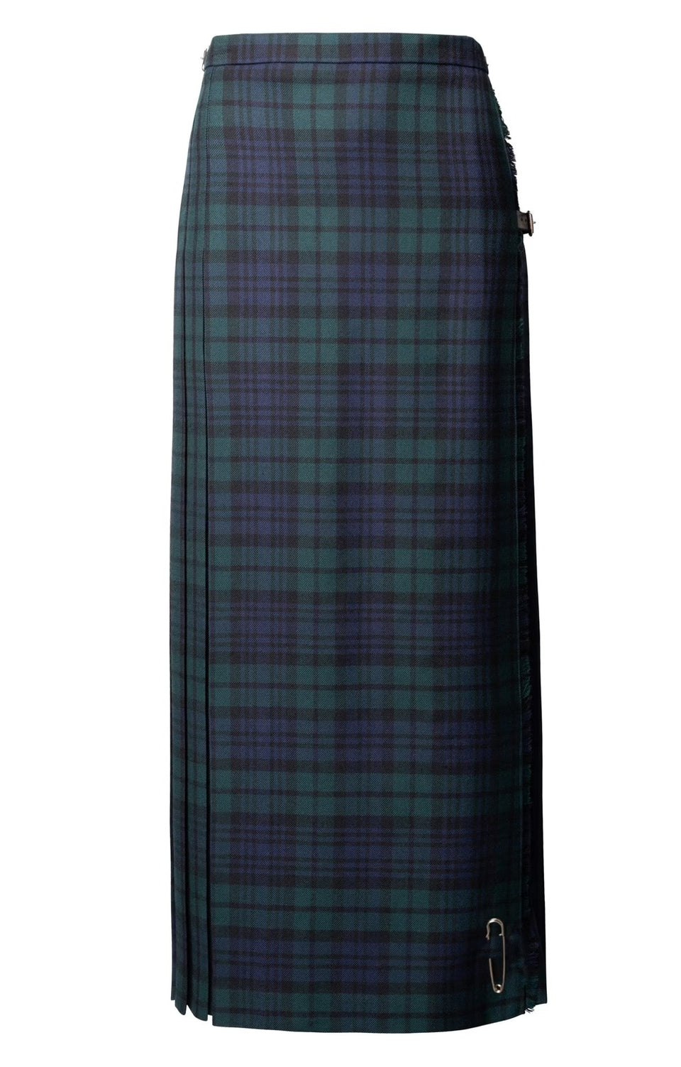Ladies Tartan Kilted Full Length Kilted Hostess Tartan Skirt Length 38