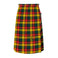 Ladies Tartan Kilted Full Length Kilted Hostess Tartan Skirt Length 38