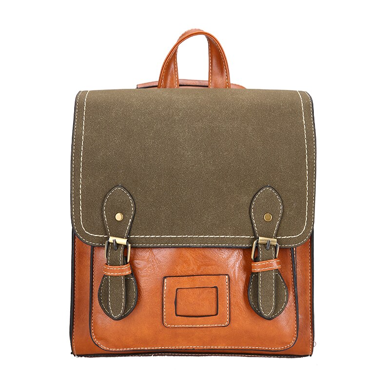 Vintage Women Backpack Shoulder Bag Lady Multifunction Backpack Retro