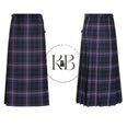 Ladies Tartan Kilted Full Length Kilted Hostess Tartan Skirt Length 38