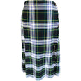 Ladies Tartan Kilted Full Length Kilted Hostess Tartan Skirt Length 38