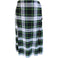 Ladies Tartan Kilted Full Length Kilted Hostess Tartan Skirt Length 38
