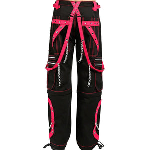 Unisex Stud Struck Tripp Pants Tripp Step Chain Pants Black/Pink