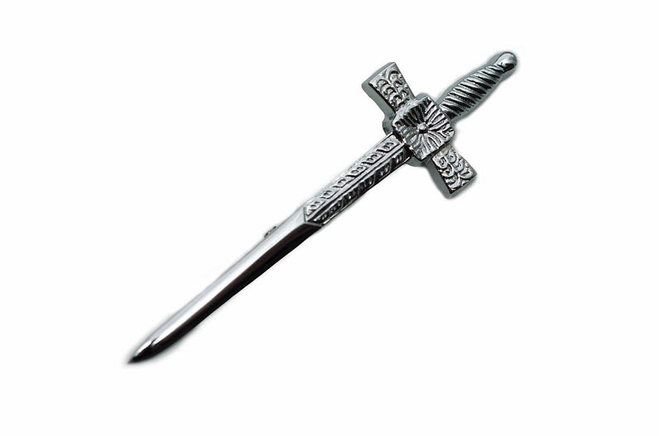 National Scottish Scottish Men's Kilt Outfit Jacobite Shirt Pin, Buckl